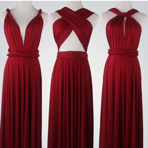 Dresses | Maxi Convertible Multi Wrap Dress | Poshmark